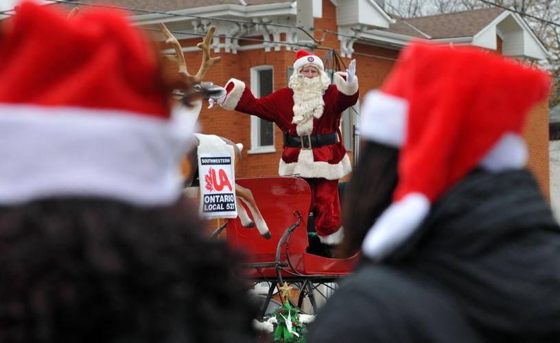Santa swings into Waterloo Region as parade season kicks off