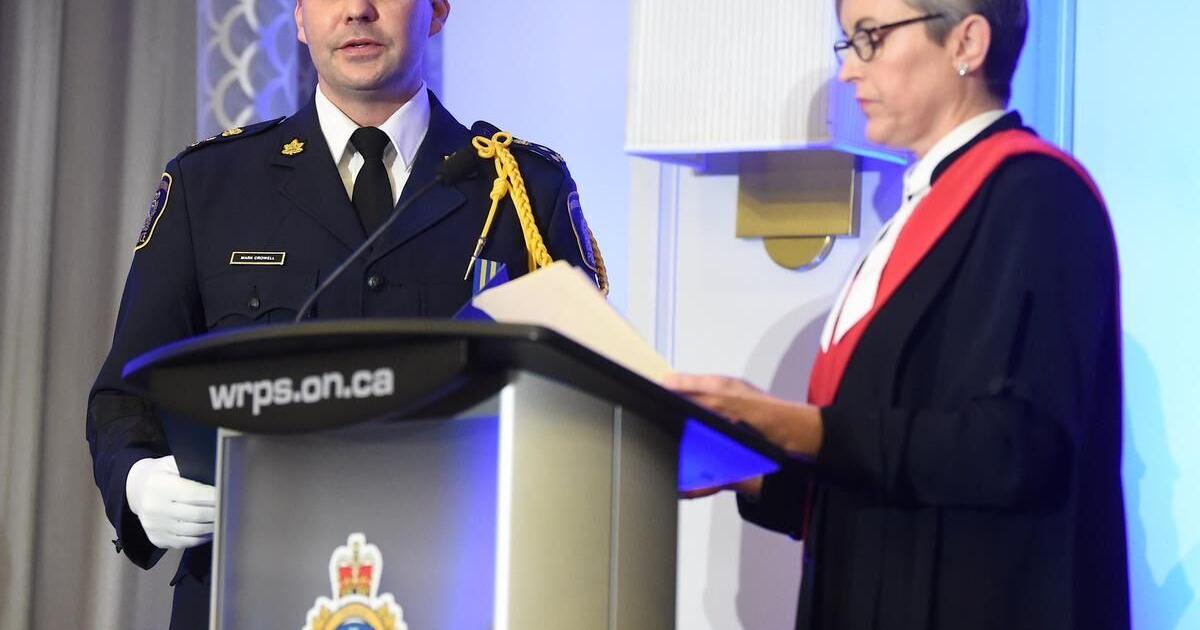 Waterloo Regional Police swear in new police chief
