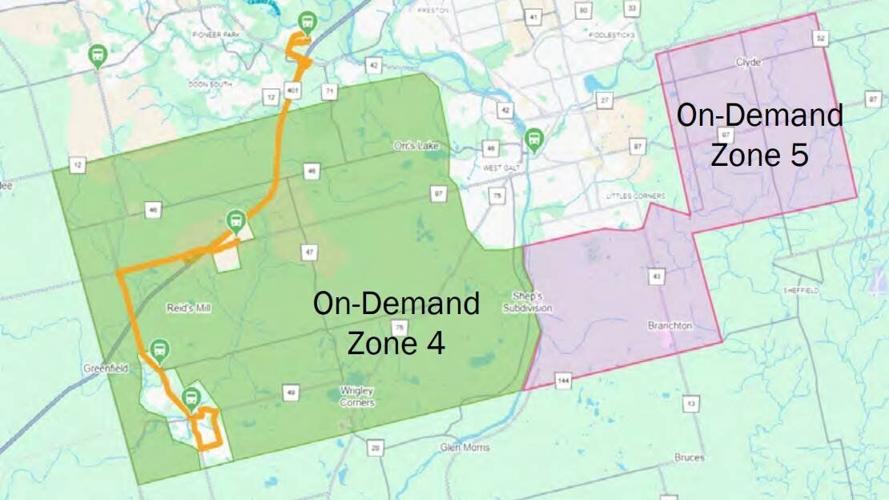 Bus service between Ayr and Kitchener to start next fall
