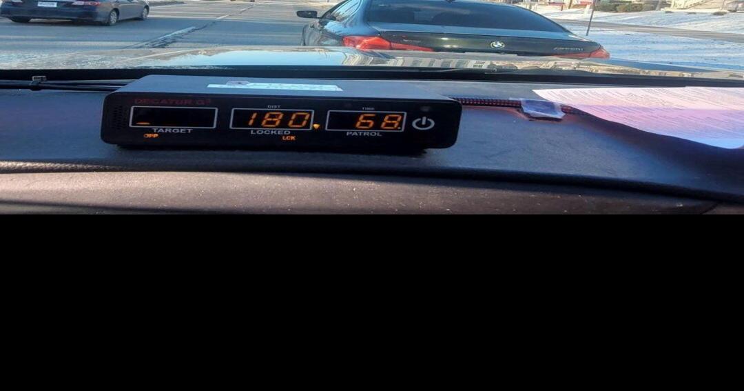 Police catch G2 driver in Kitchener travelling 180 km/h