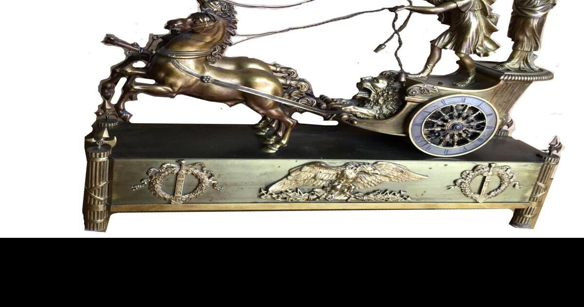 This Old Thing: Chariot clock carries timely story of ancients