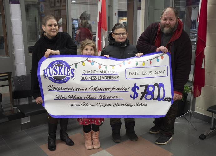 Huron Heights students raise funds for Cambridge family