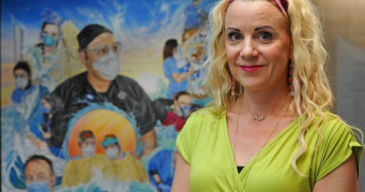 An artistic tribute to health care workers