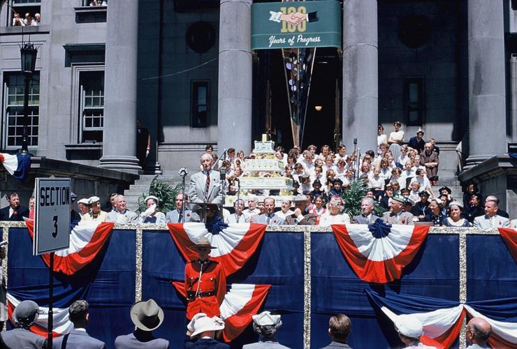 Kitchener celebrated its 100th in a big way in 1954