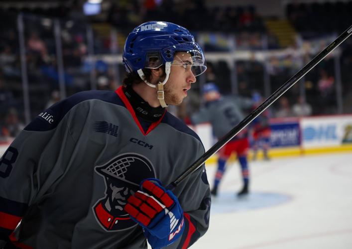 Carson Campbell puts his body on the line for the Rangers