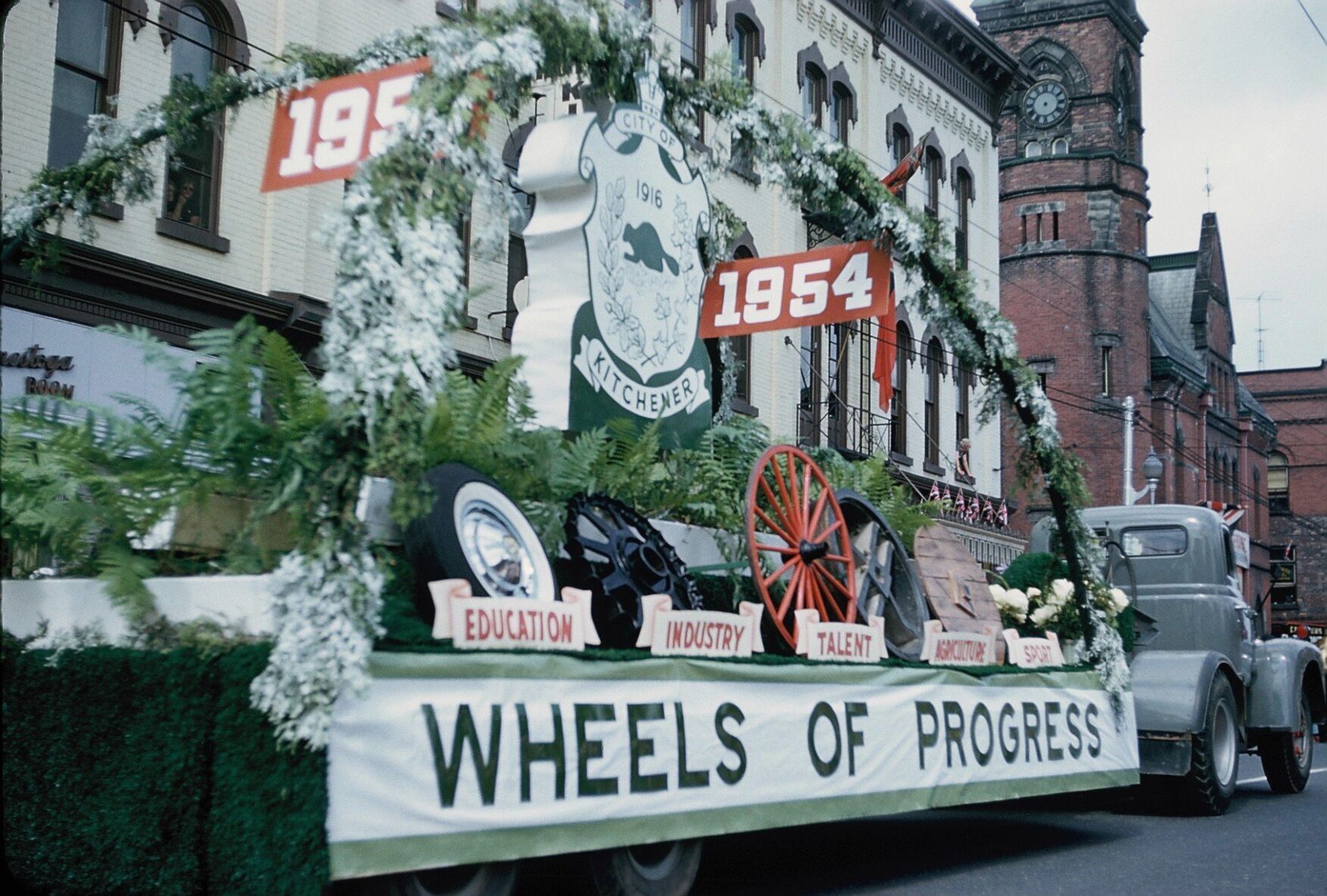 Kitchener celebrated its 100th in a big way in 1954