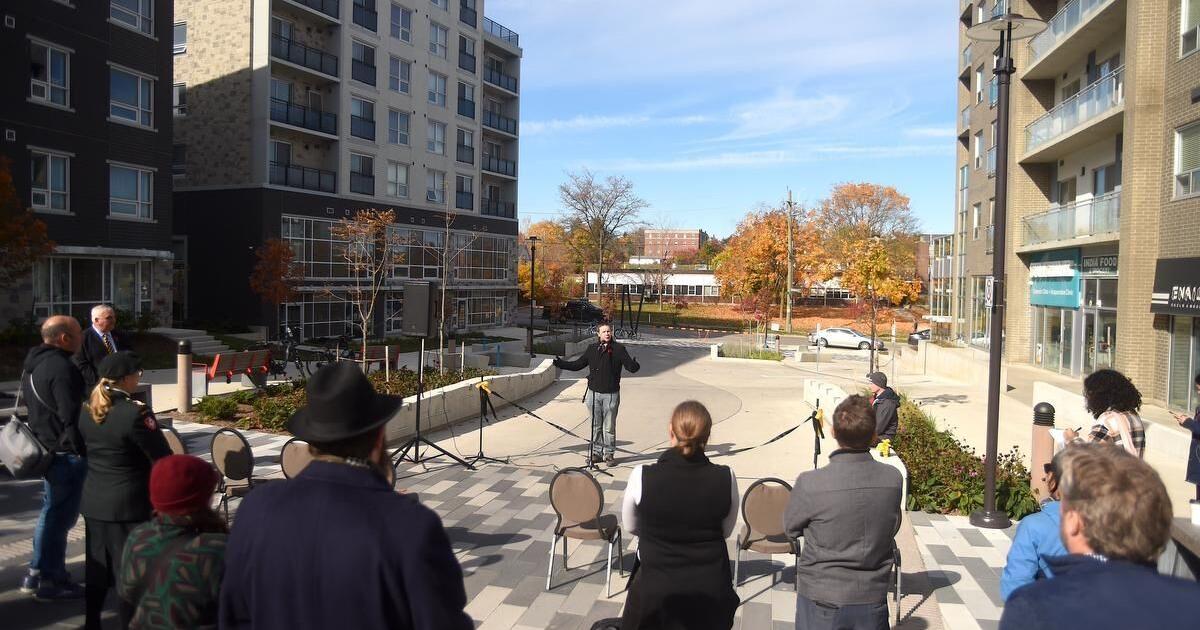 Waterloo opens “woonerf” shared street in university district