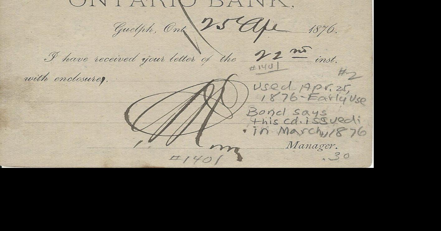 Flash from the Past: The Ontario Bank branched into Guelph