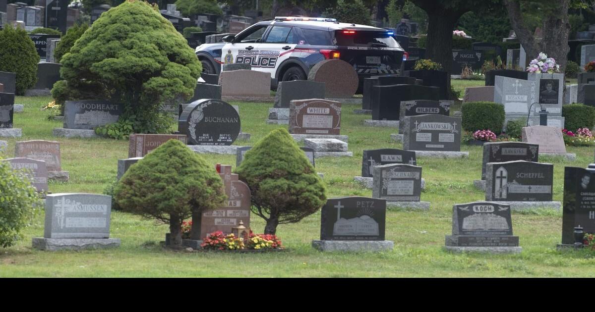 Update: Victim was hit in the leg in Kitchener cemetery shooting
