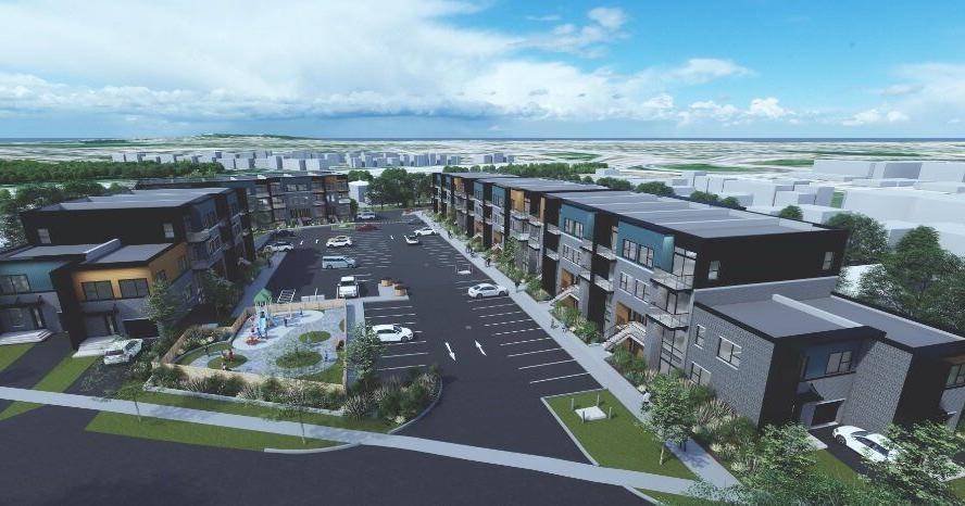 Plan would replace six homes with 120 townhomes in Kitchener