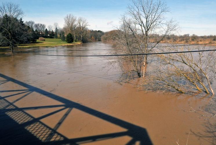 Riverside Park in Cambridge closed due to flooding