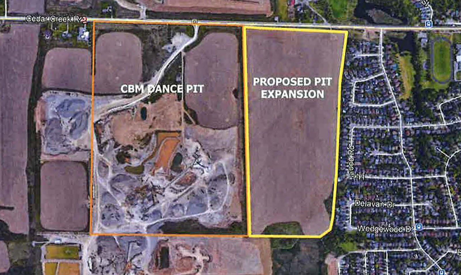 North Dumfries gravel pit expansion settlement reached