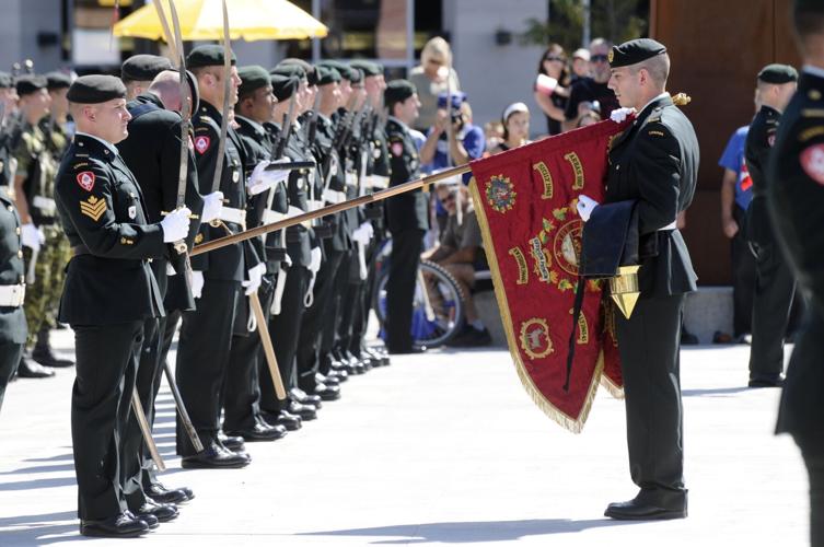 At 100, chief of Clan Bruce hails Waterloo military squadron