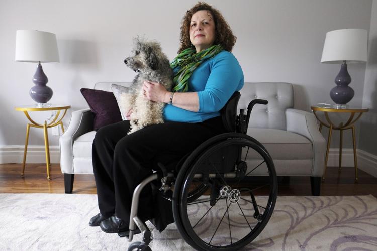 At peace: Louise Russo is philosophical about life, paralysis