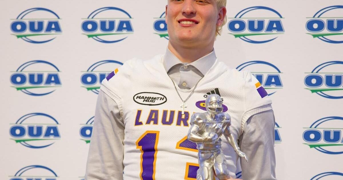 Laurier QB Taylor Elgersma takes OUA’s top football award