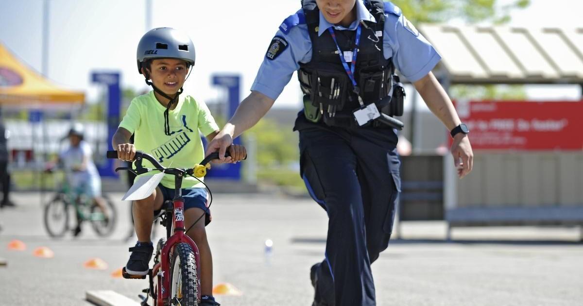 Photos: Police host bike rodeo in Kitchener