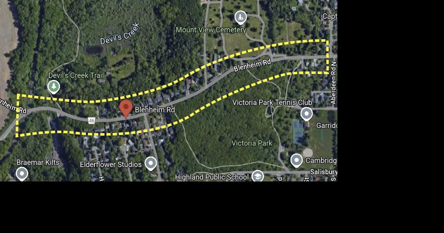Crossover added to Cambridge Blenheim Road reconstruction