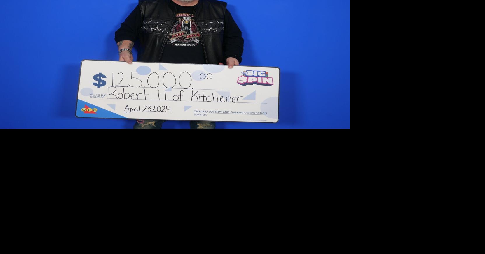 Kitchener musician wins $125,000 in OLG Big Spin lottery