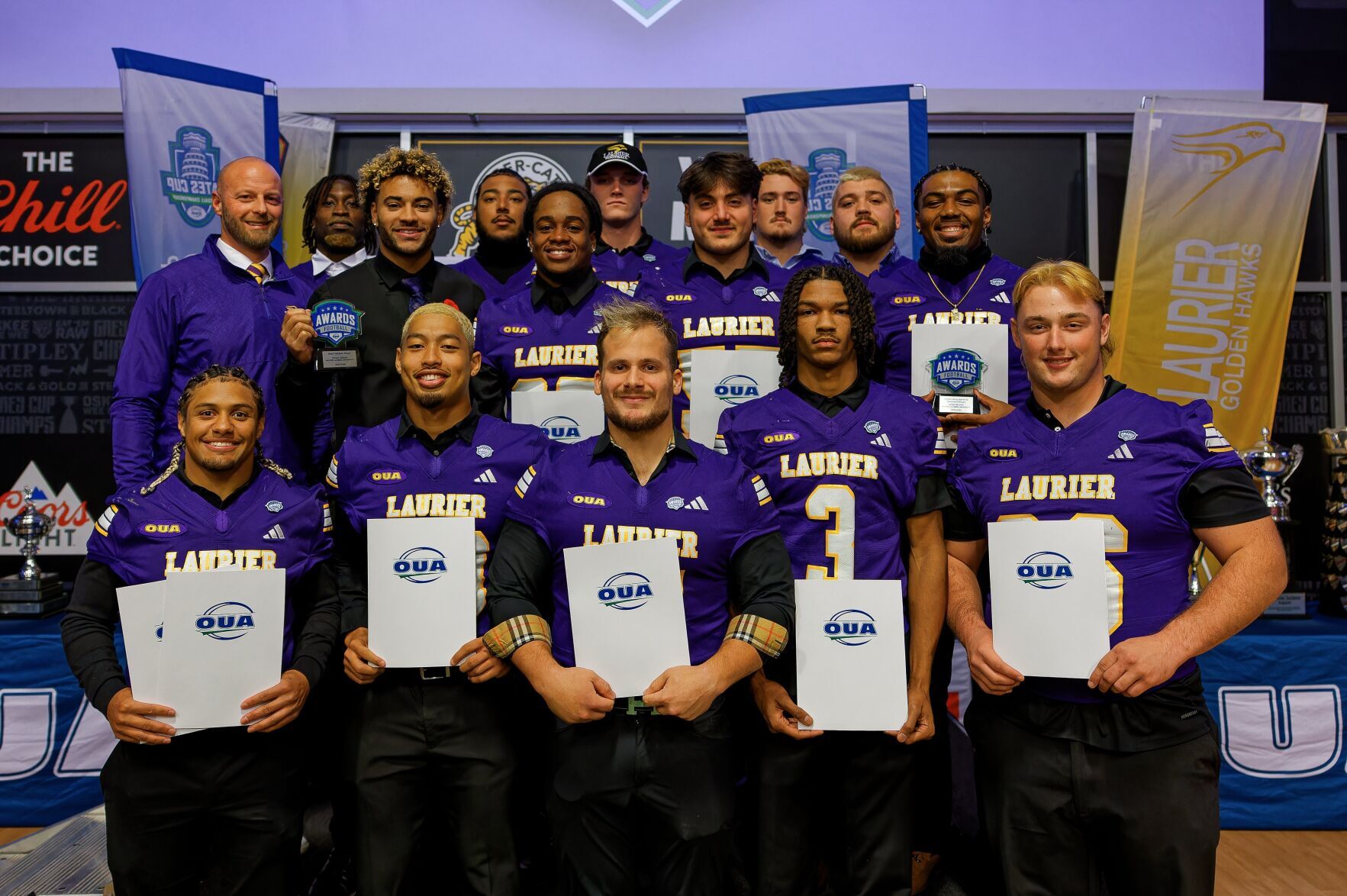 Laurier’s Jordan wins OUA MVP, Golden Hawks dominate awards