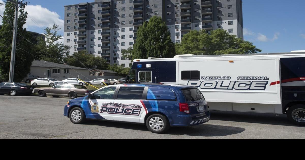 Police canvass Kitchener apartment as part of homicide investigation