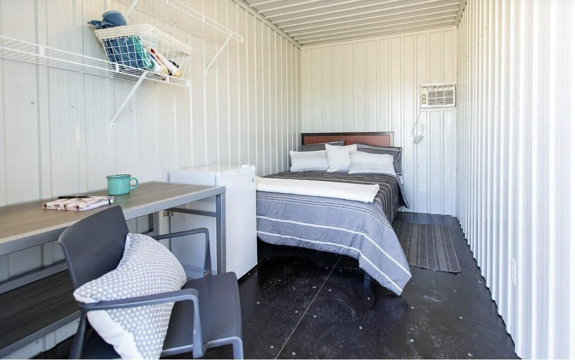 Cabins set up at Region of Waterloo’s managed outdoor shelter to ...