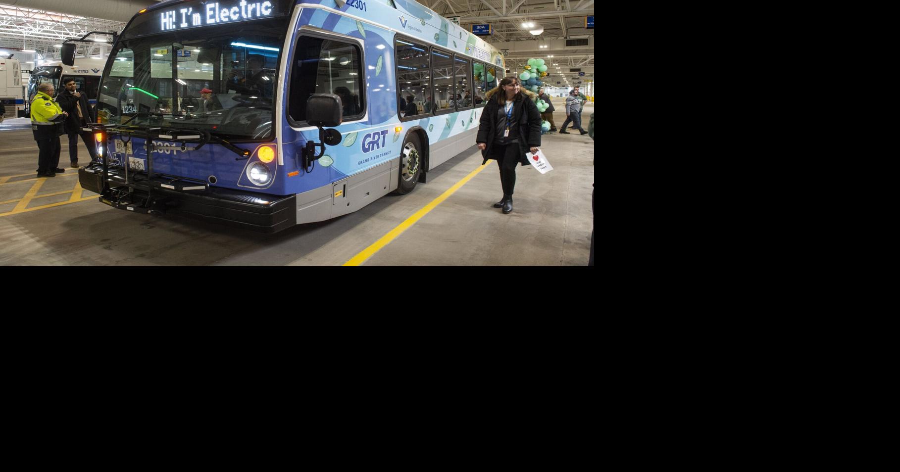 Waterloo Region welcomes first electric bus to GRT fleet