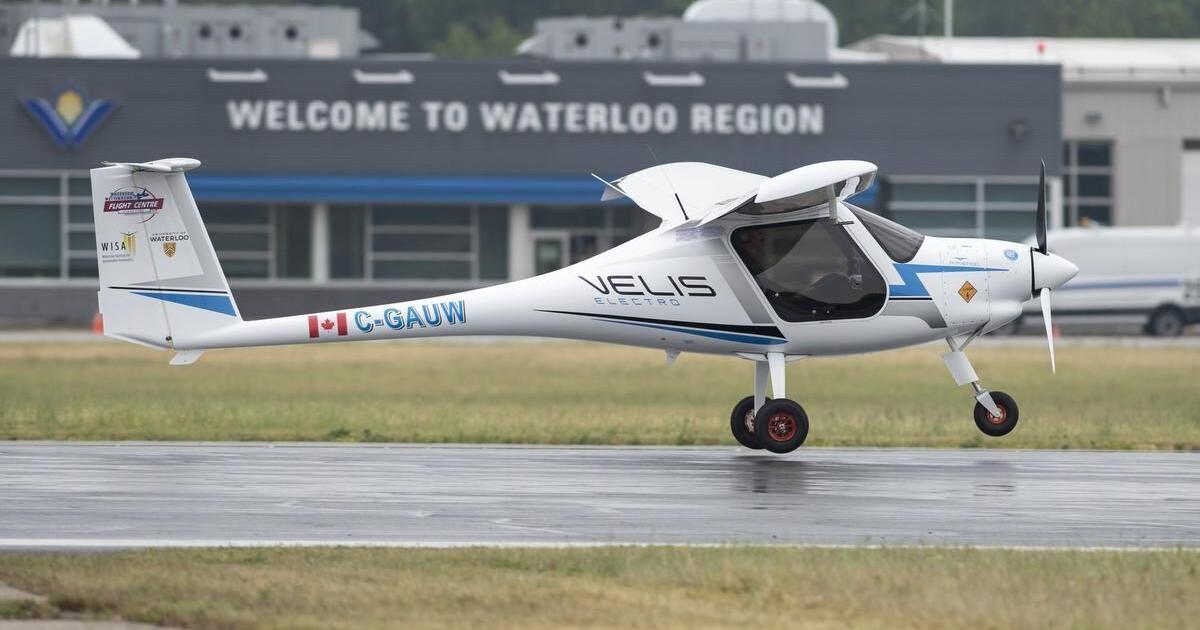 ‘We love planes but we also love the planet.’ Small electric airplane ...