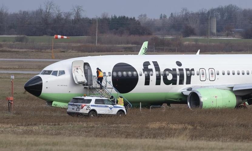 Plane overruns runway, leading to flight cancellations at Region of ...