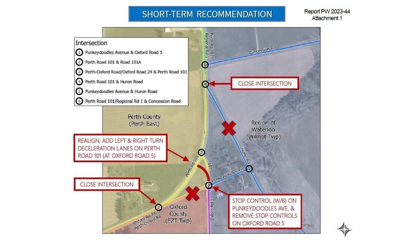 Wilmot wants to upload part of Punkeydoodles Corners road