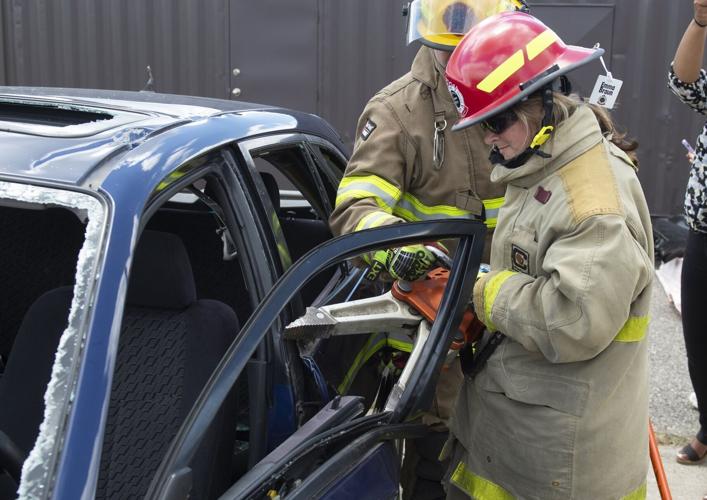 Photos: Young women learn firefighting skills at Camp FFIT