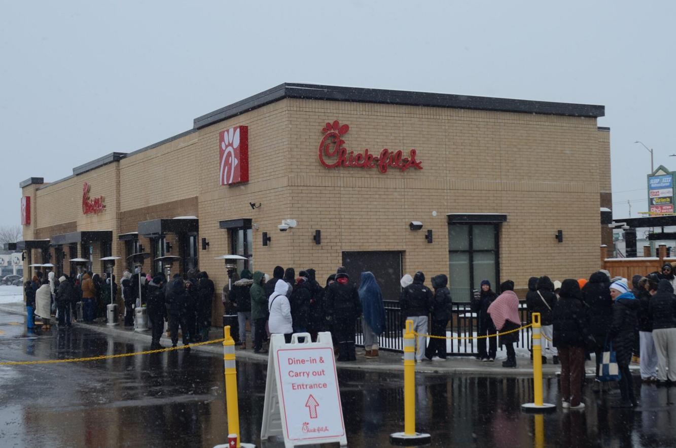 Many wait overnight for Chick-fil-A opening in Cambridge