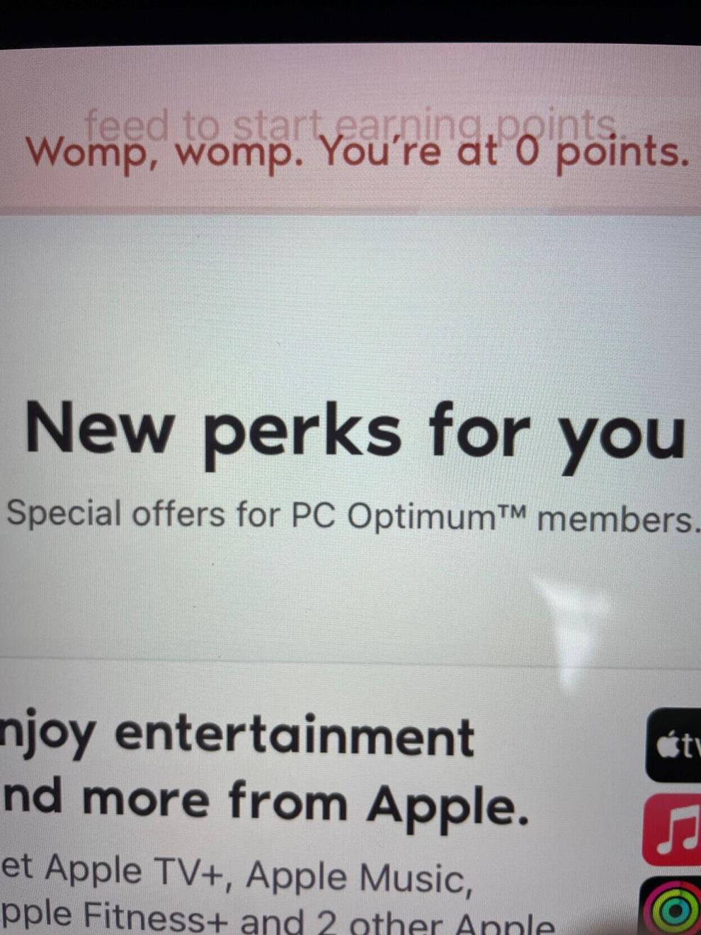 Out There: Womp, womp no points for you with app error