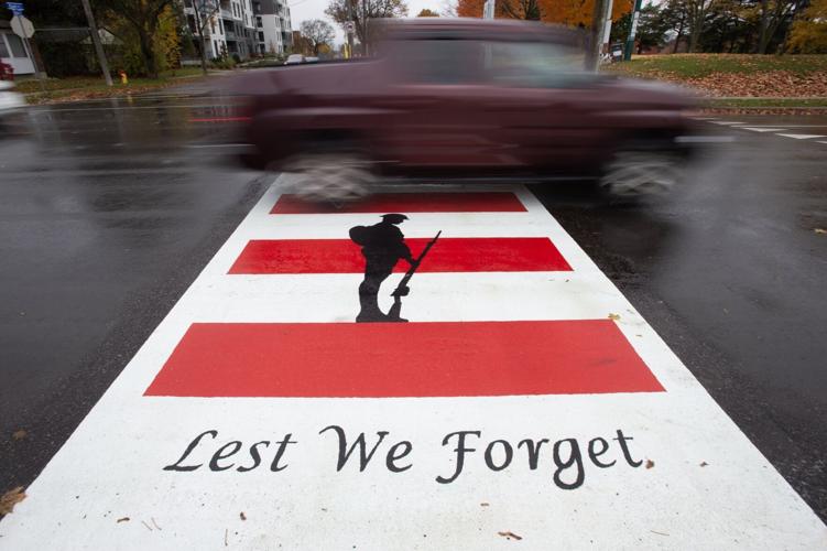 Kitchener veterans’ crosswalk ready for Remembrance Day