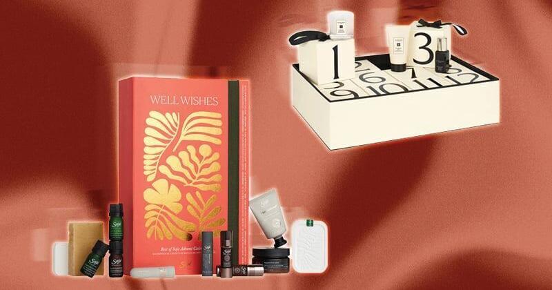 The stylish advent calendars for women bring holiday joy