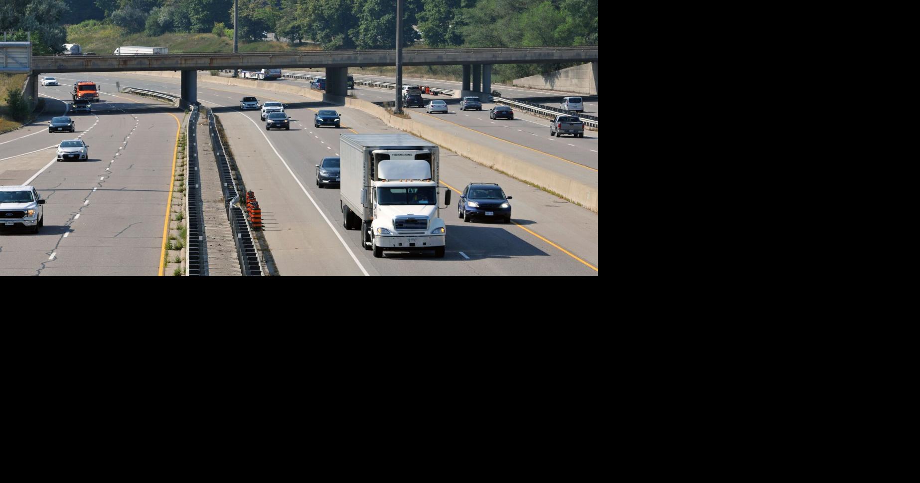Highway 401 bridge construction complete through Kitchener