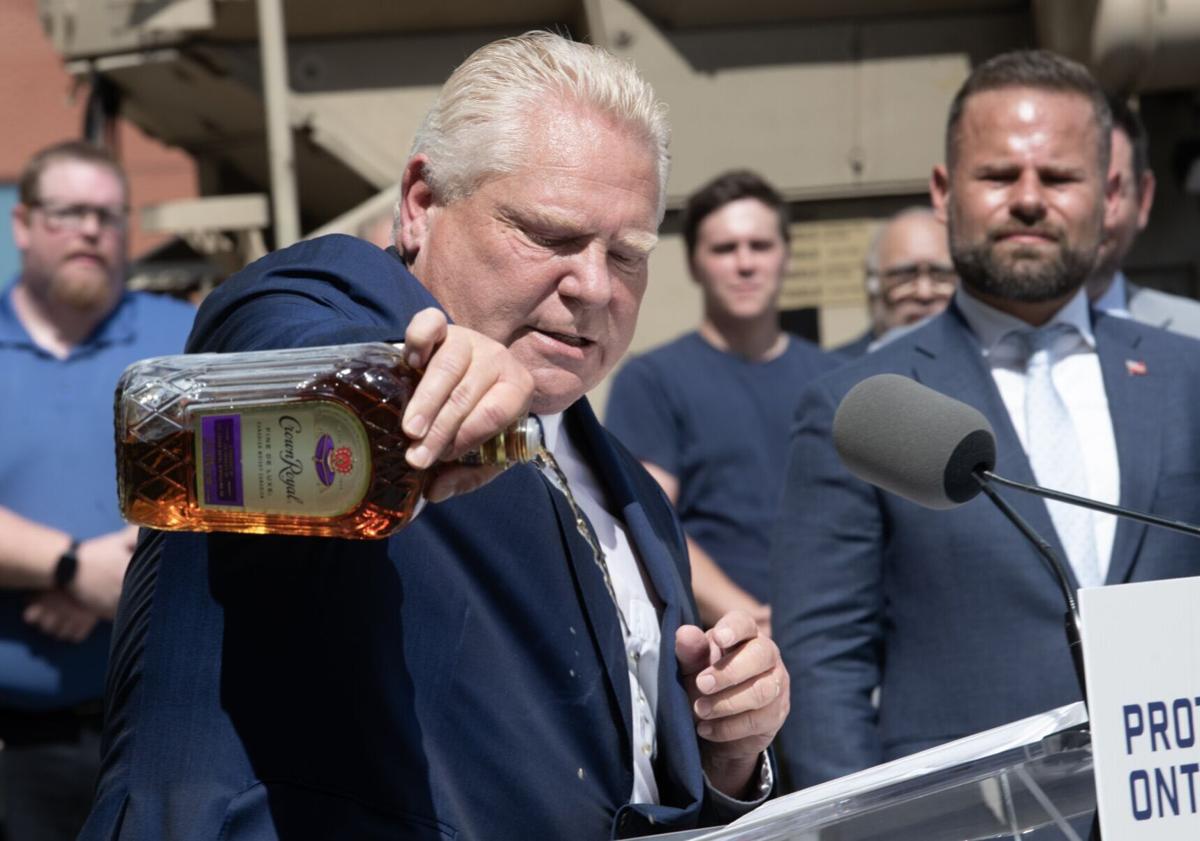 A fiery Doug Ford calls out Crown Royal for leaving Ontario