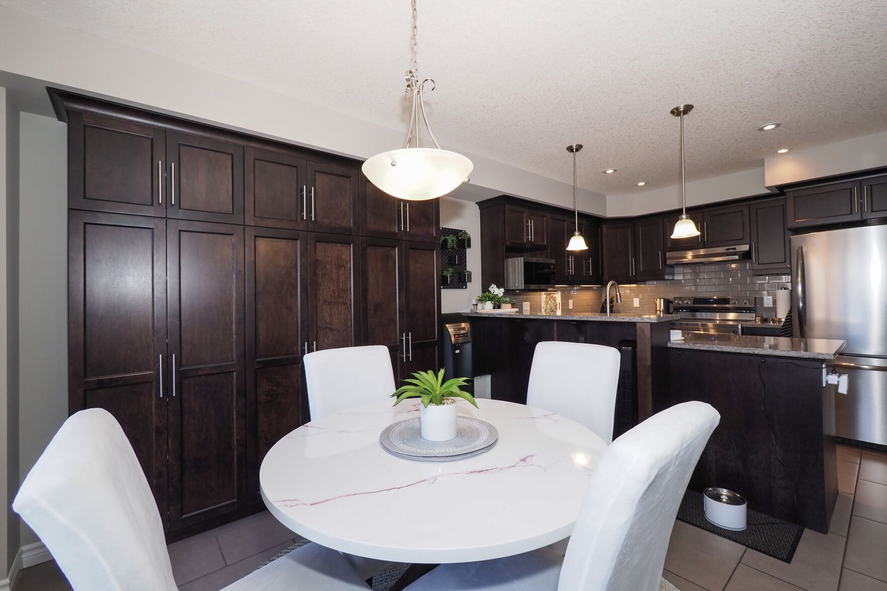 A bright, spacious townhome offers touch of exclusivity