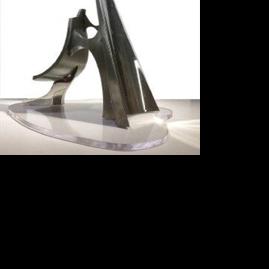 Iceberg sculpture by Bill Lishman installed at Canadian Museum of Nature