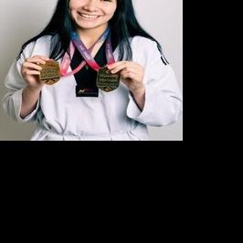 Rachel Fountain is a two-time national taekwondo champion