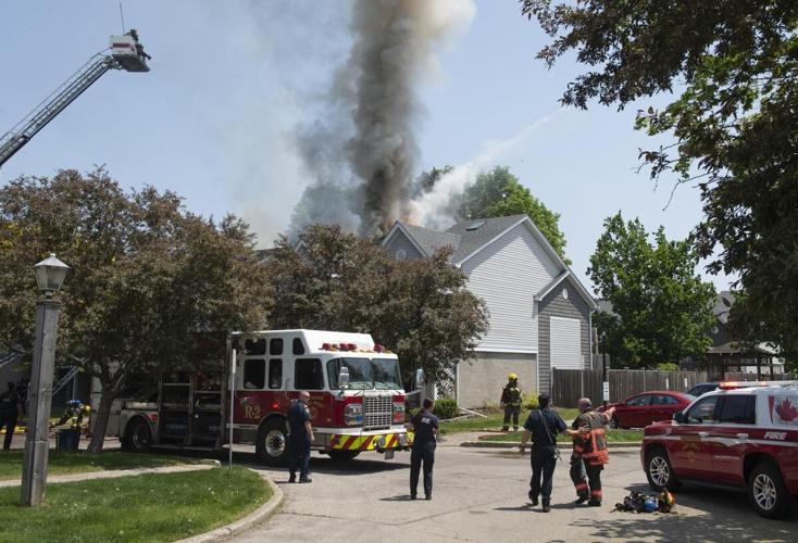 Fire at Kitchener townhouse complex started on deck before quickly ...