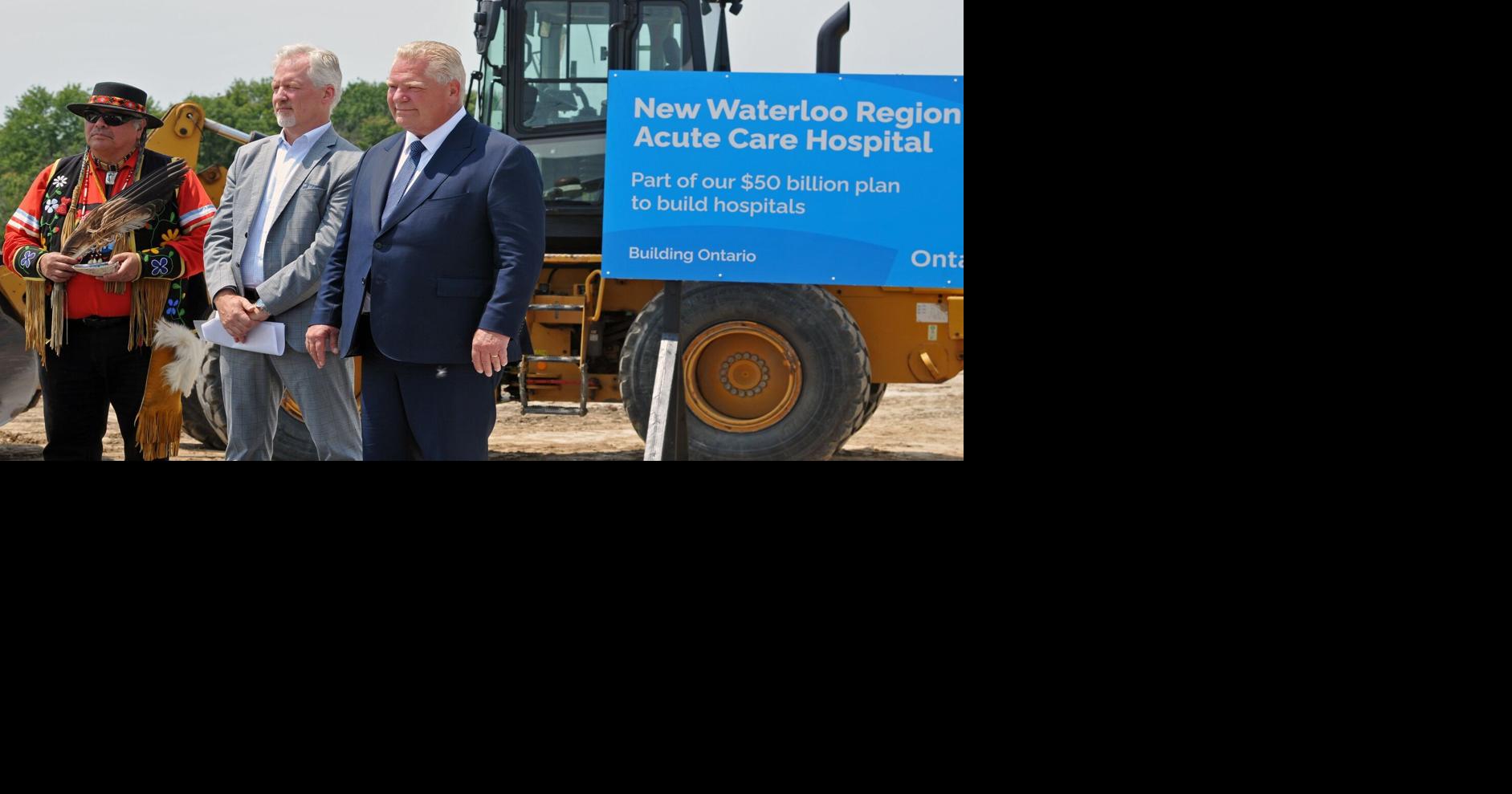 ‘Local share’ of new Waterloo Region hospital will be big