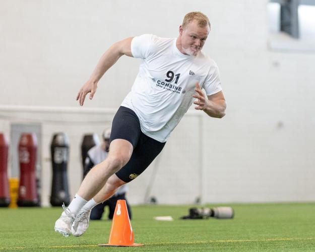Linebacker Jared Beeksma hopes to land a starring role at CFL Combine