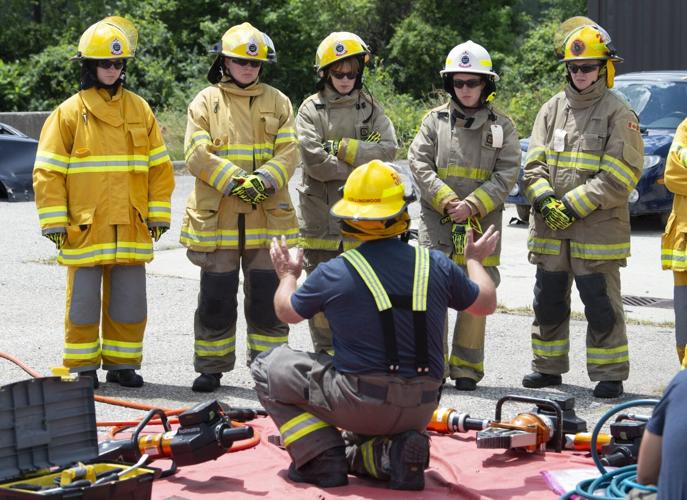 Photos: Young women learn firefighting skills at Camp FFIT
