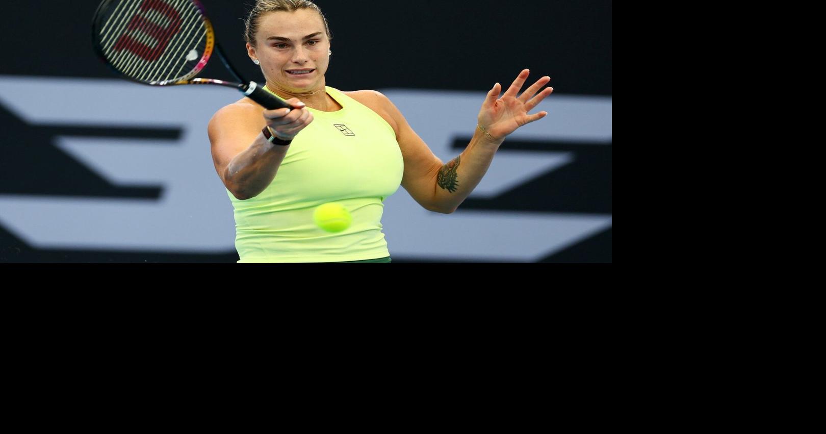 Sabalenka advances to the Brisbane International final by beating Muchová