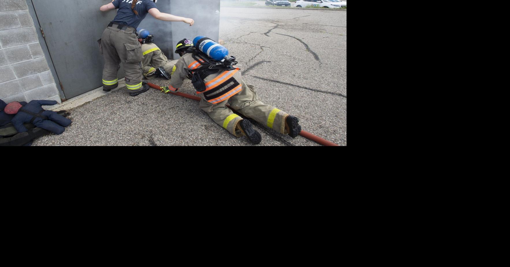 Photos: Young women learn firefighting skills at Camp FFIT