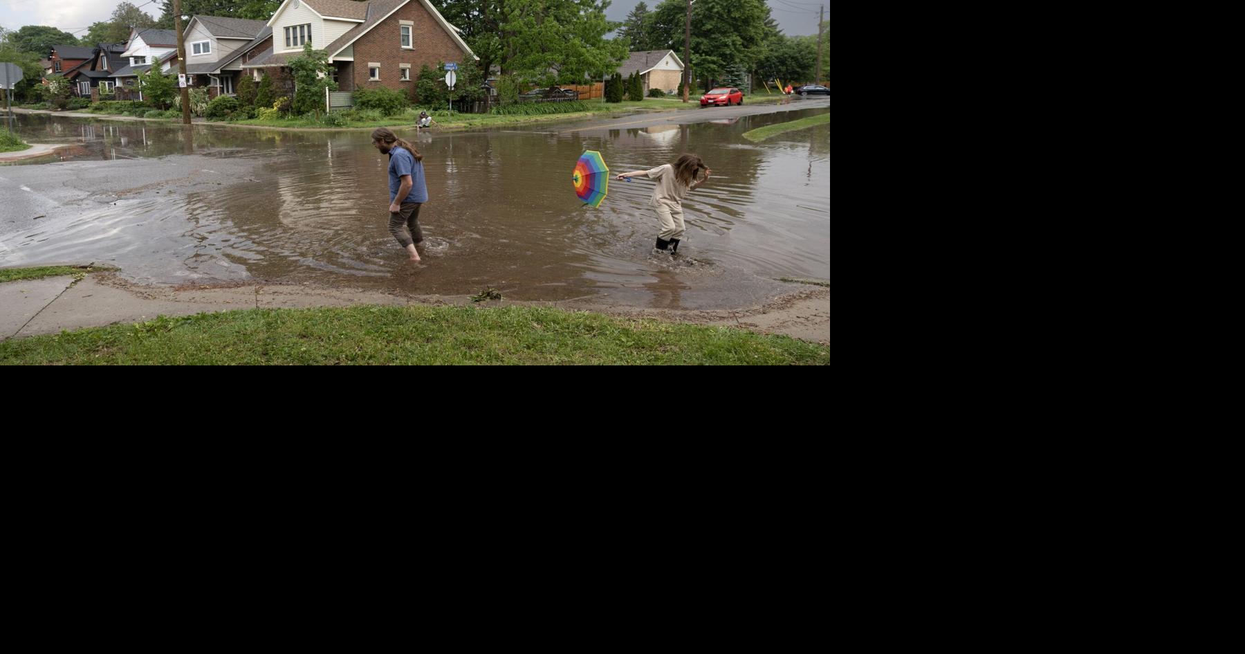 Mini flash flood in Guelph