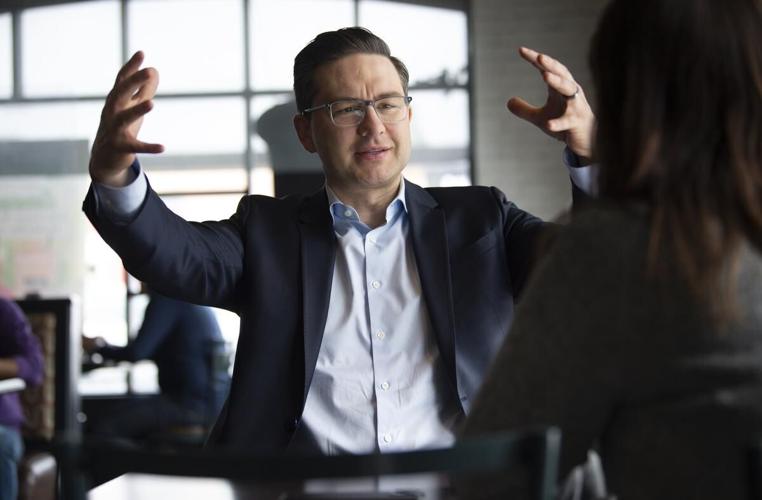 Conservative leader Pierre Poilievre brings his message to Waterloo Region