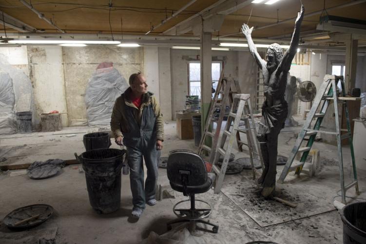 Timothy Schmalz, “artistic soldier” for Pope Francis