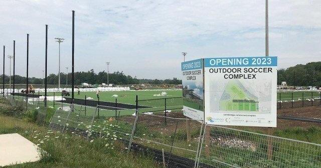 New Cambridge soccer facility isn’t expected to be ready until next spring