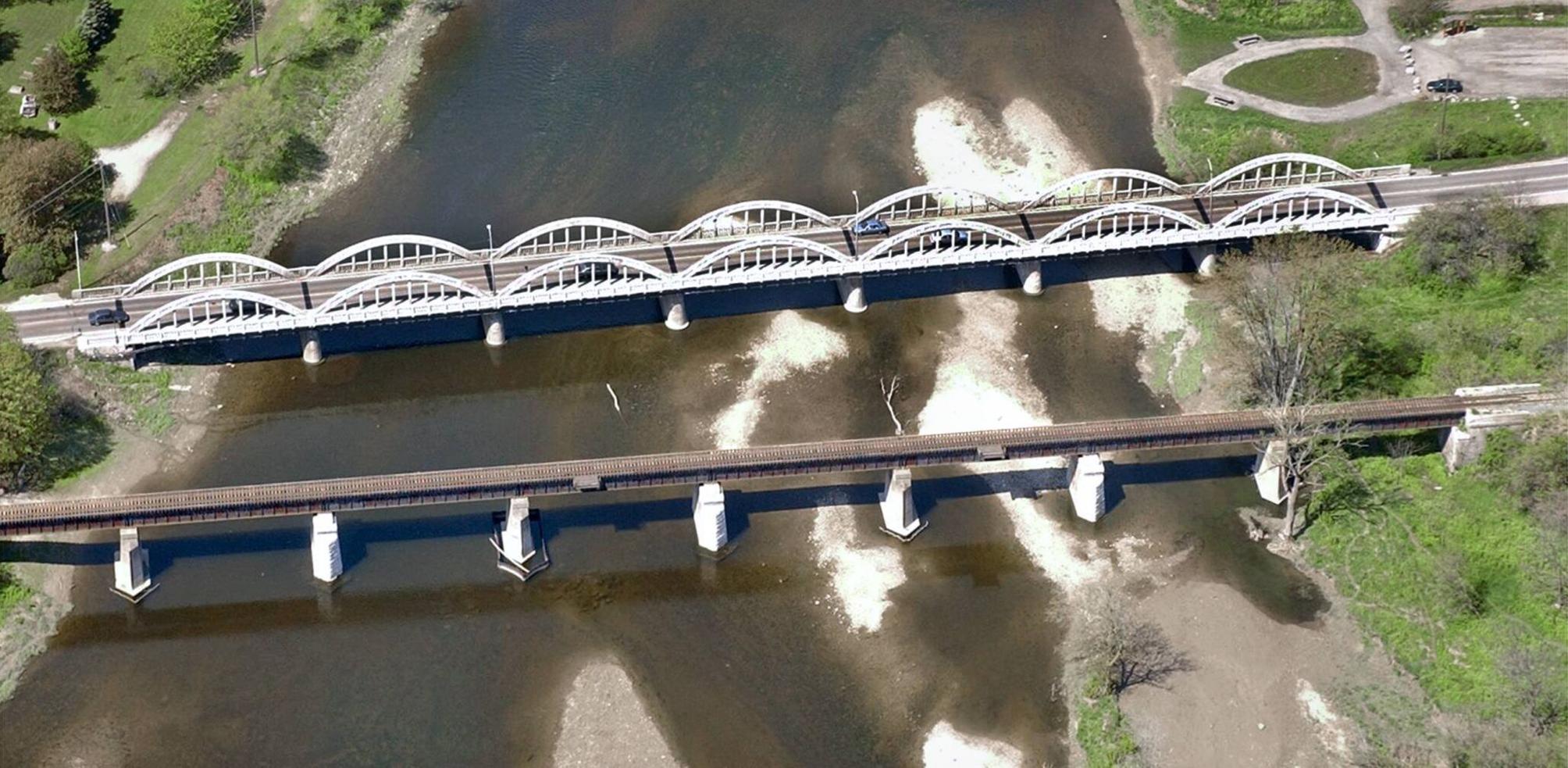 Freeport bridge spans the Grand River and 100 years